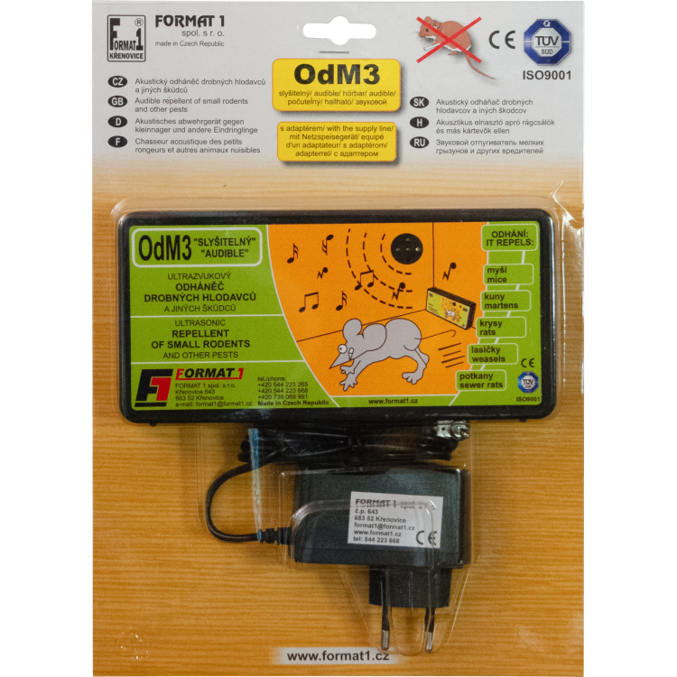 OdM3 plašič na myši, odháněč na myši, plašič kun bez regulace ...