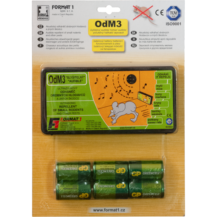 OdM3 plašič na myši, odháněč na myši, plašič kun bez regulace ...