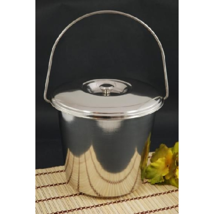 Nerezové vědro s víkem 14l | Líhně-inkubátory.cz